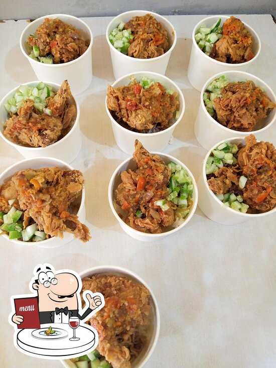 Menu at JP Fried Chicken, Serang