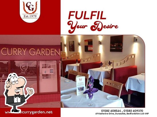 Menu at Curry Garden restaurant, Dunstable
