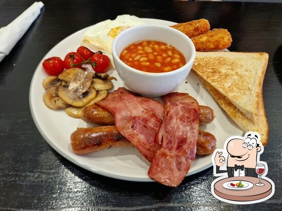 Menu at Hashtag Cafe, Ilford