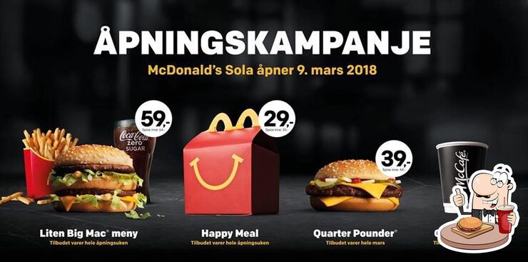 McDonald's Sola restaurant, Sola - Restaurant menu and reviews