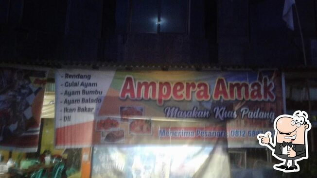 Menu at Rumah Makan Ampera Amak restaurant, Bangkinang