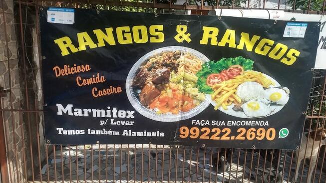 Carta del restaurante Rangos e rangos, Canoas