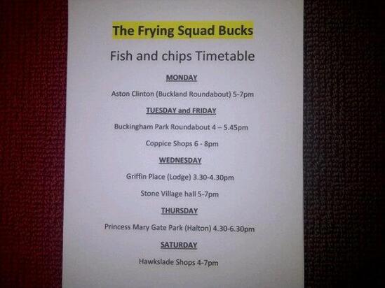 Menu at The frying squad restaurant, Aylesbury, 24 Tamar Close