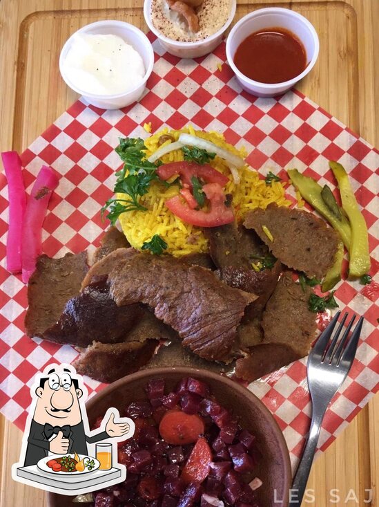 Les Saj Restaurant, 1038 St James St in Winnipeg - Restaurant menu and ...