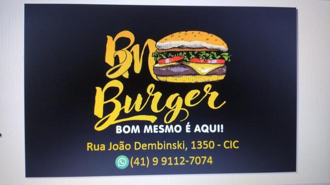 Menu at BM Hamburgueria restaurant, Curitiba