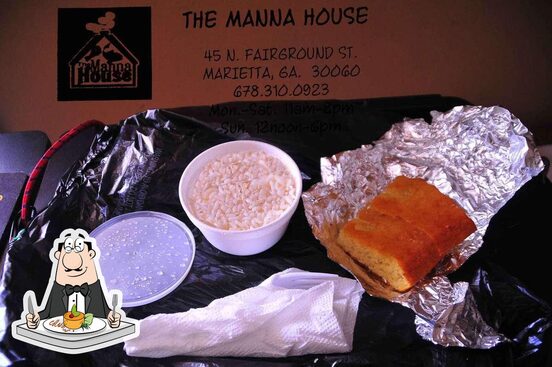 Menu at The Manna House Cafe, Marietta