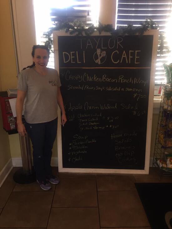 Menu at Taylor Deli restaurant, Taylor, 146 S Main St
