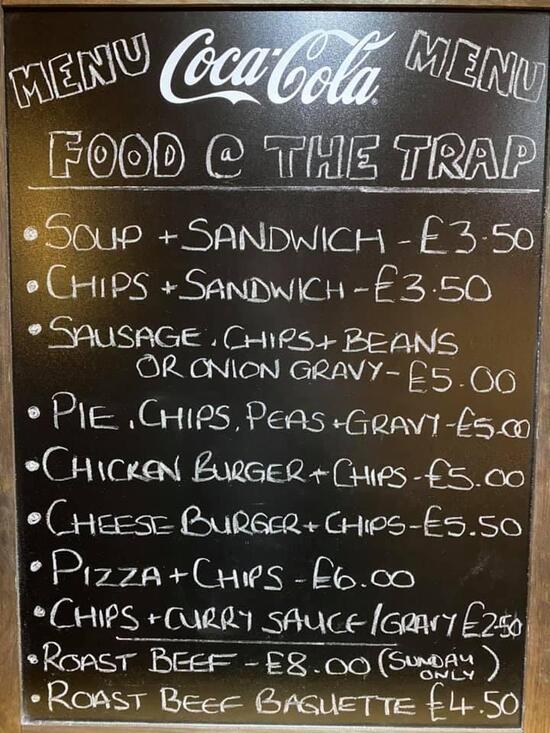 Menu at The Trap pub & bar, Newcastleton, 6 S Hermitage St