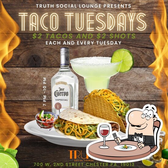 Truth Social Lounge, Chester - Restaurant menu, prices and reviews