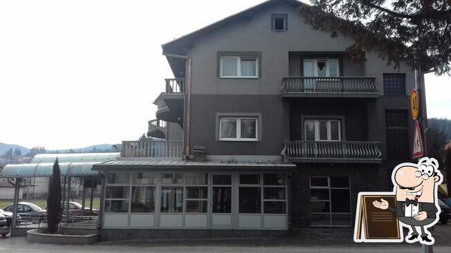 Menu at Cafe Magnet, Vitez