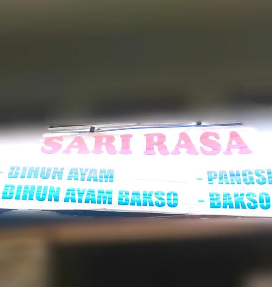 Menu at Sari Rasa restaurant, Palembang, Jl. T. P. Rustam Effendi No.528