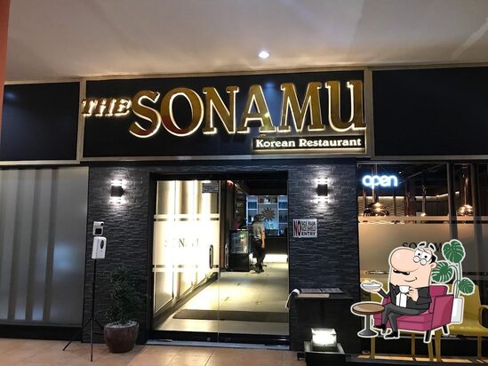 Menu at Sonamu korean restaurant, Olongapo