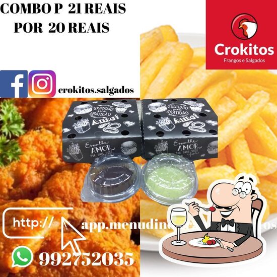 Crokitos Frangos e Salgados, Batatais - Menu do restaurante, preços e ...