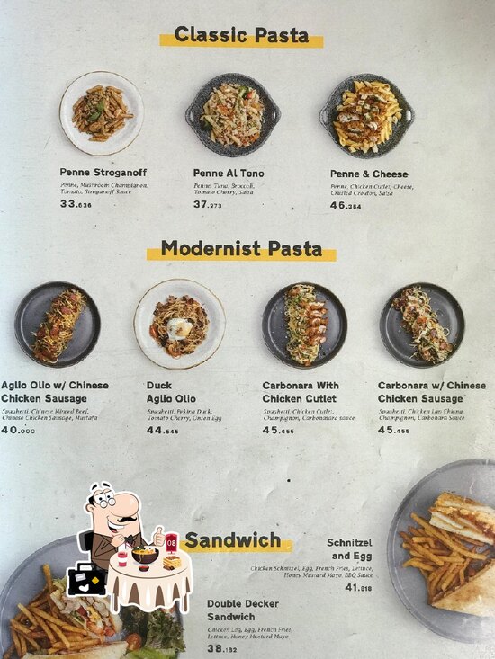 Menu at Antara Kata Coffee cafe, Semarang