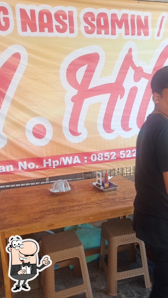 Menu at warung Hilmi nasi samin dendeng restaurant, Banjarbaru