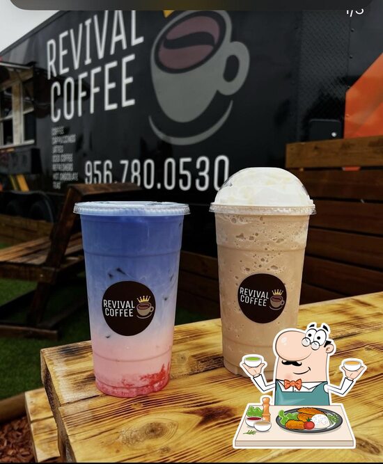 Menu at Revival Coffee, Sullivan City