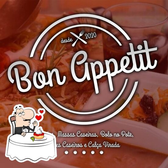Menu at Bon Appetit restaurant, Ijuí