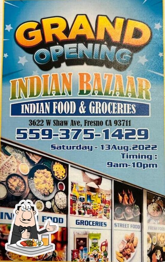 Menu at INDIAN BAZZAR, Fresno
