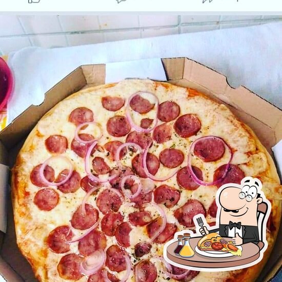 Menu at Pizza planet delivery restaurant, Belém