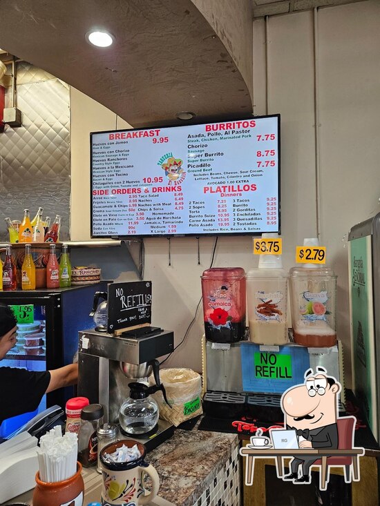 Menu at Taqueria El Ranchito restaurant, Blue Island
