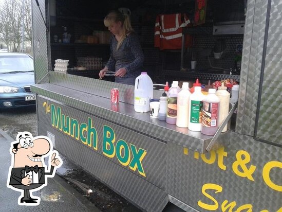 Menu at The Munch Box cafe, Accrington