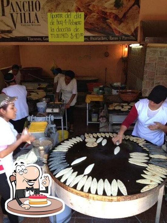 Menu at Las Gordas de Pancho Villa restaurant, Ecatepec de Morelos
