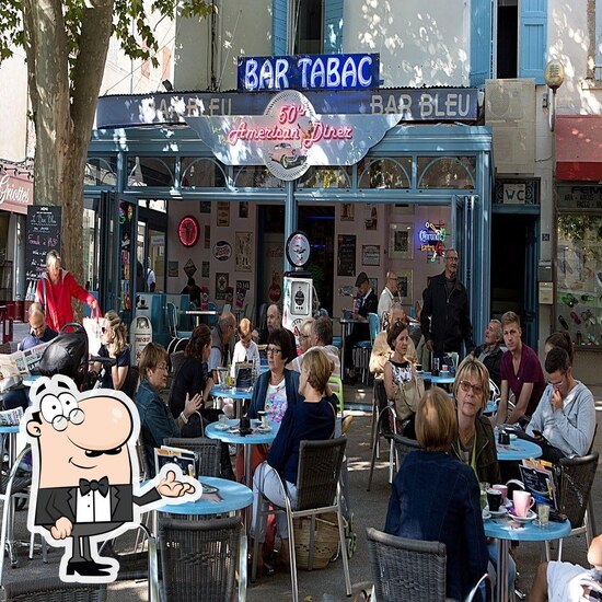 Menu at Bar Tabac Bleu, Pertuis