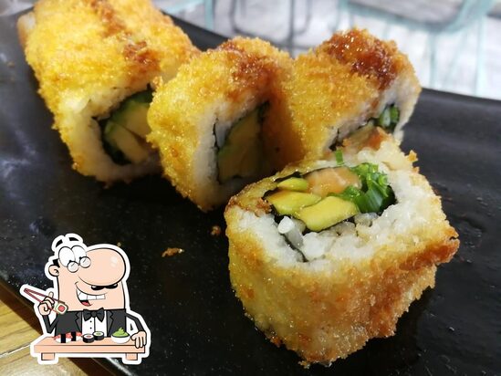 Menu at Japanika restaurant, Haifa, Israel bar Yehuda Road 111