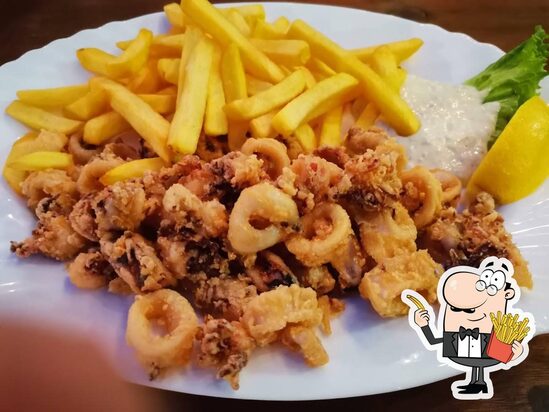 Menu au Konoba Ribar, Karlobag