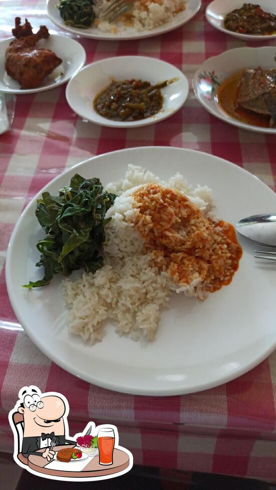 Menu at RM Padang Restu Kapau restaurant, Nabire