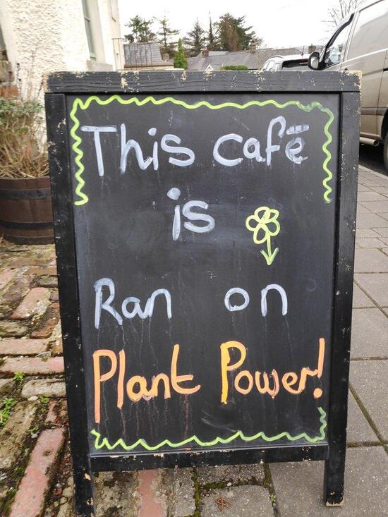 Menu at The Eating House cafe, Blessington