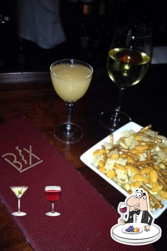 Menu at Bix restaurant, San Francisco