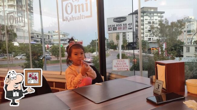 Menu at Omi Cafe, Antalya