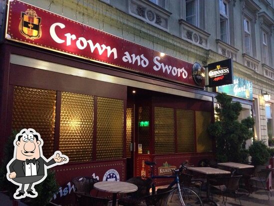 Menu at Crown and Sword pub & bar, Vienna