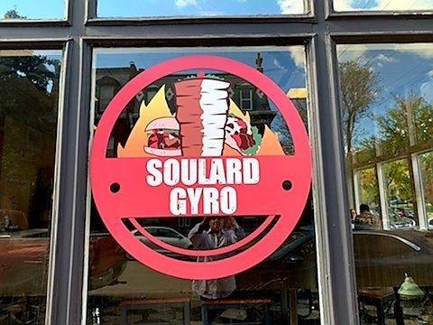 Menu at Soulard Gyro restaurant, St. Louis, 900 Shenandoah Ave