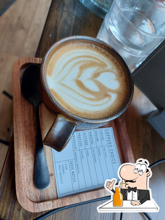 Menu at Husk Coffee, Sheffield