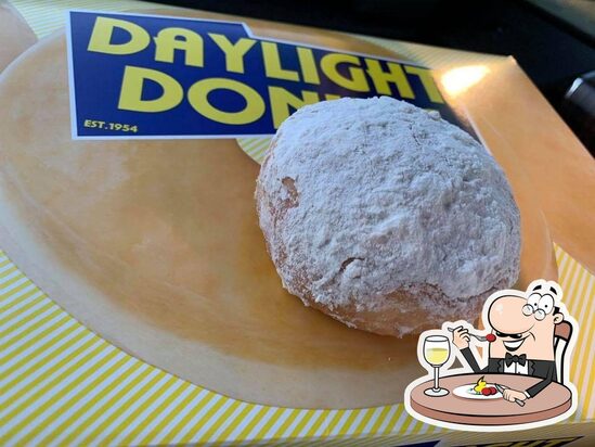 Menu at Daylight Donuts cafe, Chanute