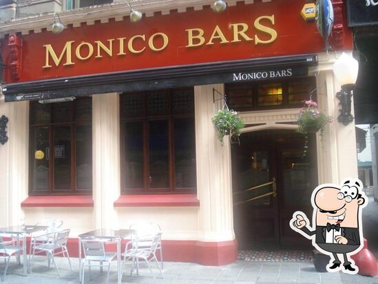 Menu at Monico Bars, Belfast