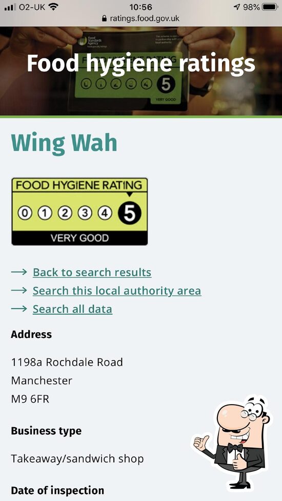 Wing Wah, Manchester - Restaurant menu, prices and reviews