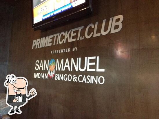 Menu at Prime Ticket Club, Los Angeles