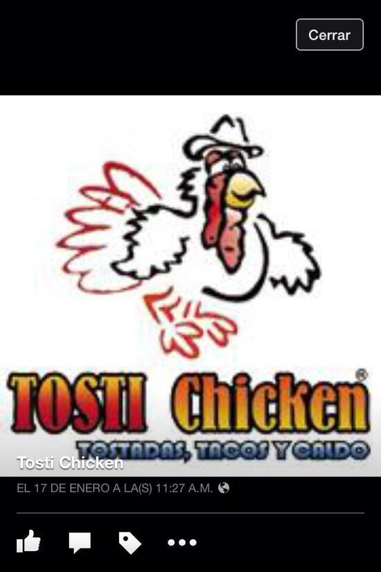 Menu at Tosti Chicken Felix U Gomez restaurant, Monterrey