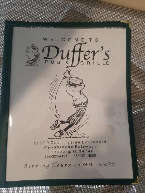 Duffer's Pub & Grill in Leesburg - Restaurant menu and reviews