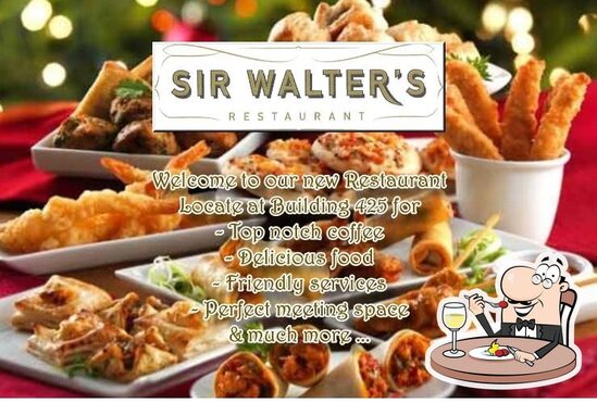 Menu at Sir Walter's Restaurant, Murdoch
