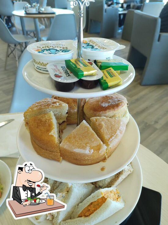 Menu at The Solaris Centre cafe, Blackpool