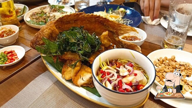 Menu at Sanuk Thai Restaurant, Hanoi