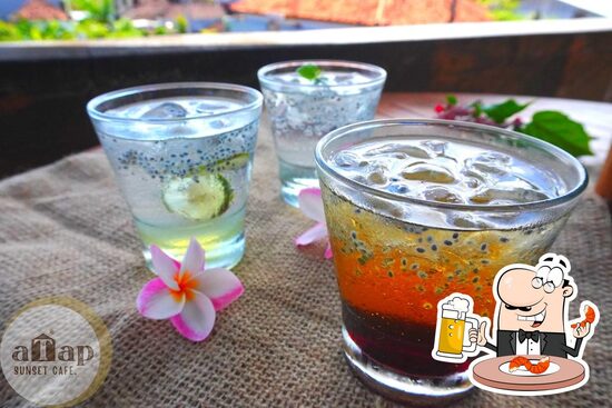 Menu at Atap Sunset Cafe, Denpasar