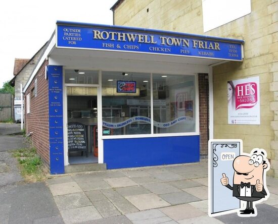 Menu at Rothwell Town Friar cafe, Rothwell