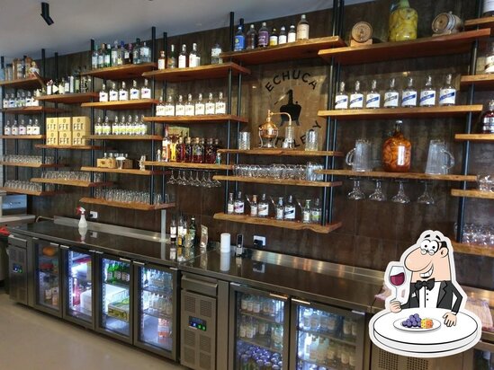 Menu at Echuca Distillery cafe, Echuca
