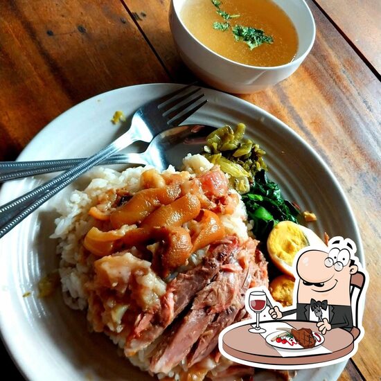 Menu at ตำนานข้าวมันไก่ & ข้าวขาหมู restaurant, Fa Ham