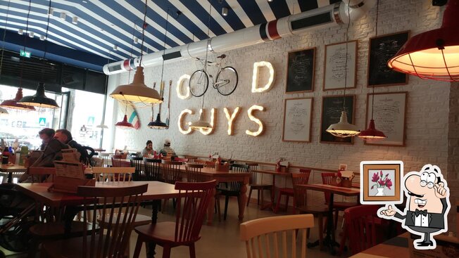 Menu at Good Guys fast food, Frankfurt